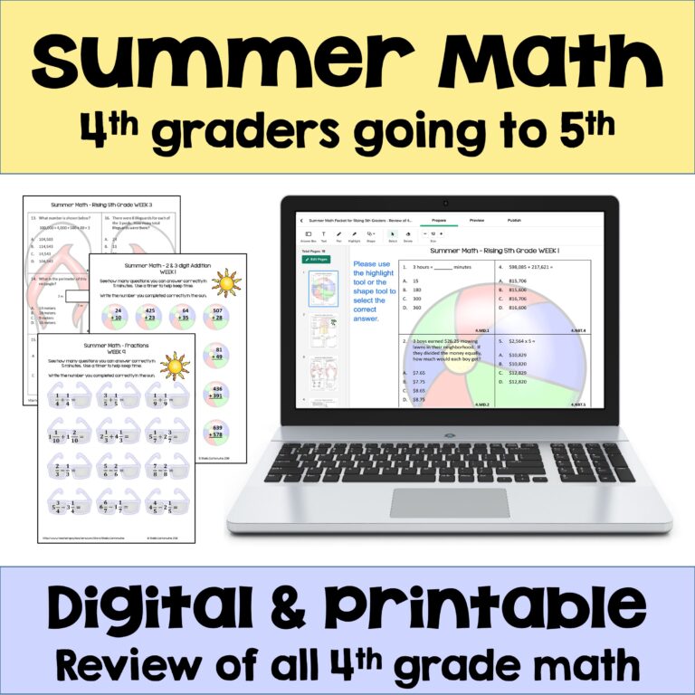 4 Ways to Use Summer Math Packets in Your Classroom