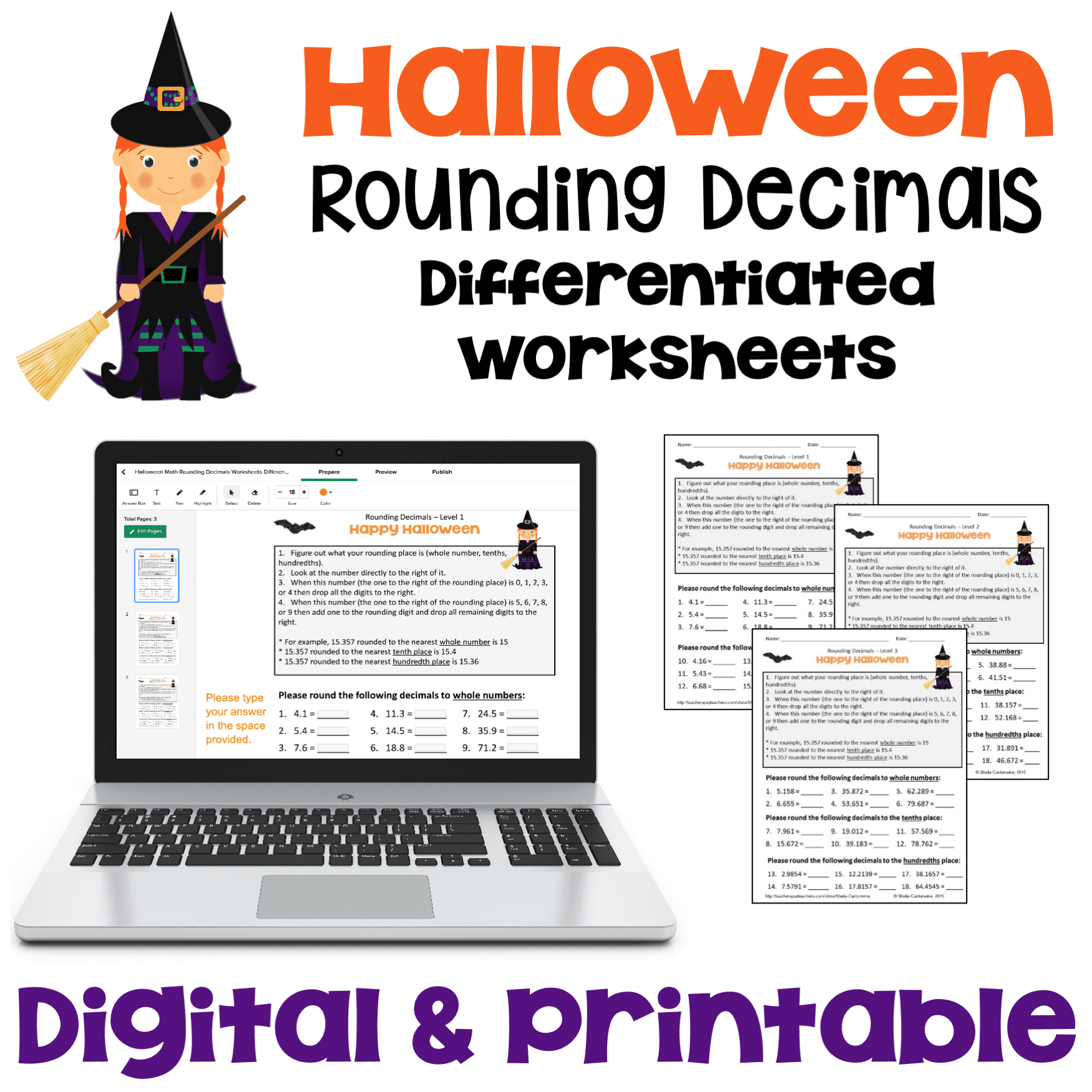 Halloween Math Worksheets Your 5th Graders Will Love